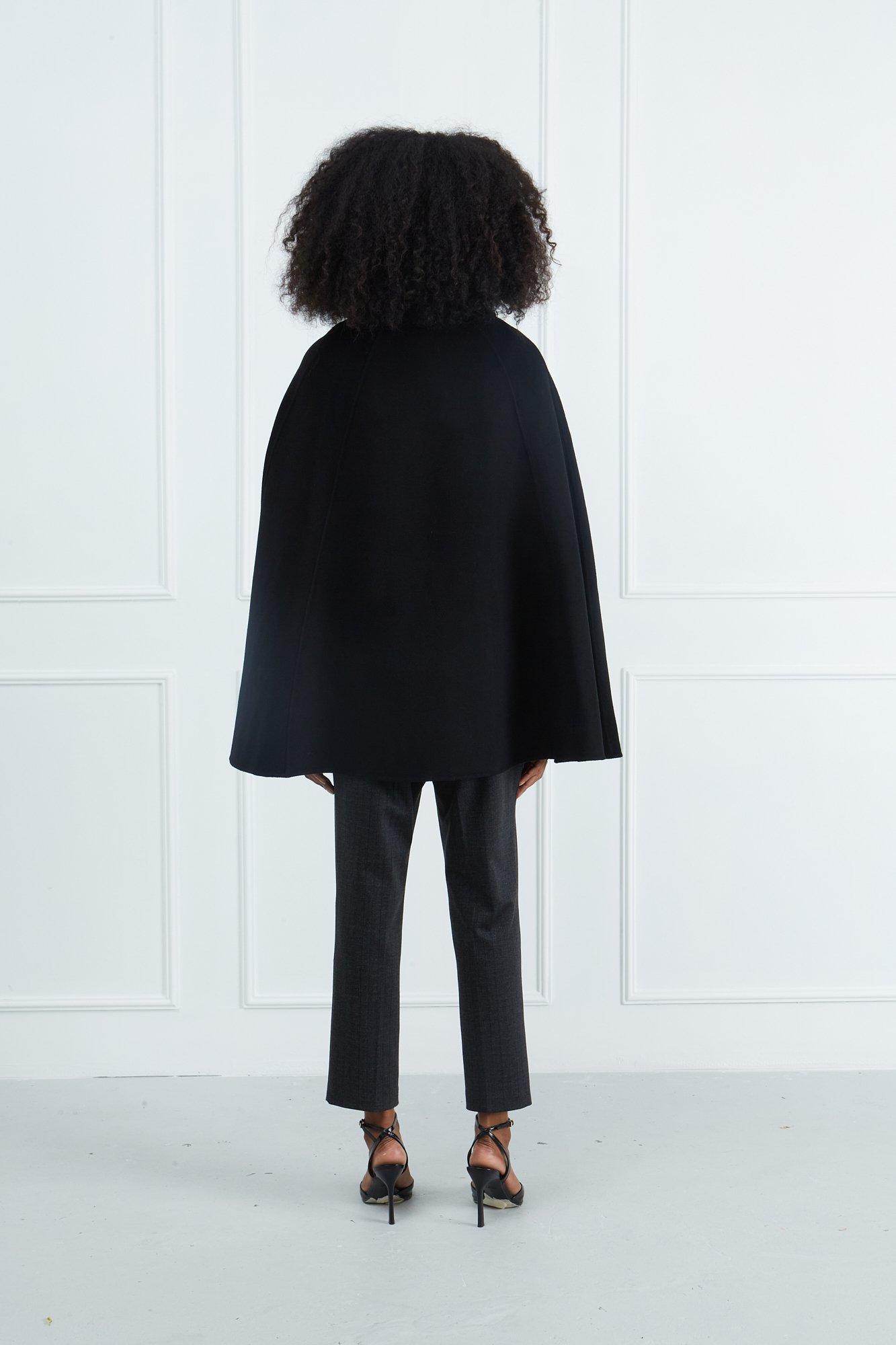 Cape with Gold Buttons | SARAH LAWRENCE